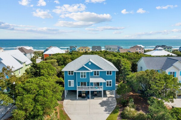 Kokomoe: Cozy Beach Retreat With Pool, Golf Cart & Pet-friendly Perks! - Cedar Point, NC