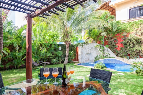 2 Minutes à Pied De La Magnifique Plage, Maison Pour 6 Personnes, Piscine Privée, 6 Vélos Inclus - Puerto Morelos