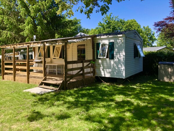 Air-conditioned Mobile Home Of 30 M² Capacity 6 Persons Near Europa Park - Black Forest