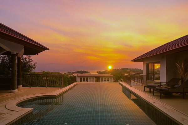 5br Sea View Private Pool Villa Short Walk To Choeng Mon Beach - Ko Pha Ngan