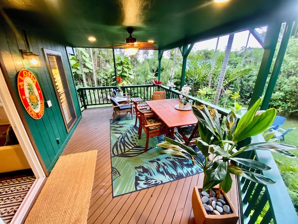 Private Gated Tropical Hawaiian Retreat, 5 Minutes To Kailua Kona And The Ocean. - Hawaii