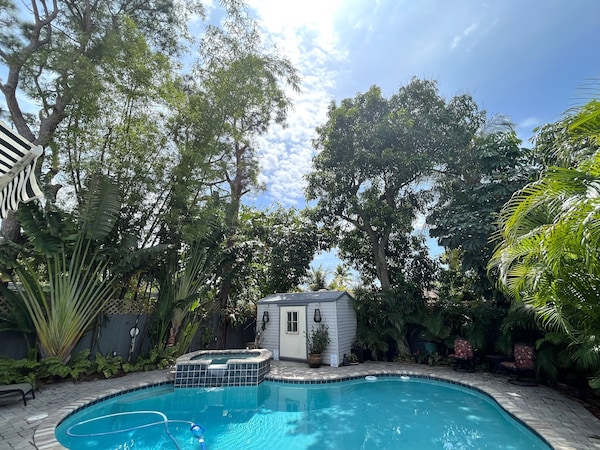 Garden Oasis With Private Heated Pool & Spa, 2 Miles From Fort Lauderdale Beach - Sunrise, FL