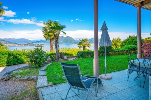 2-room Apartment With Terrace And Garden In An Art Nouveau Villa With Communal Pool - Lake Maggiore