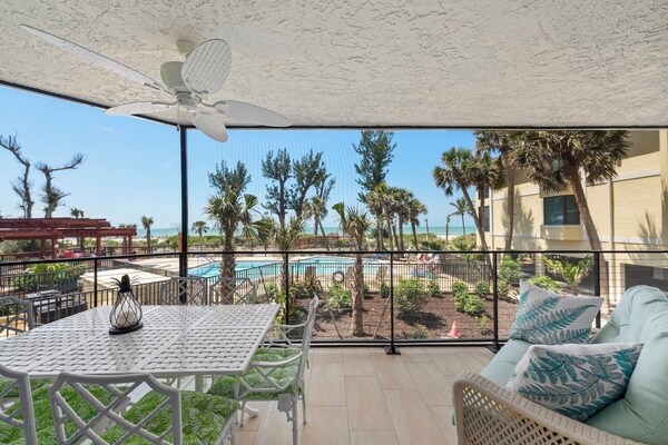 Pine Cove 104: 3 Br Gulf Front Condo On West Gulf! - Sanibel Beach, Sanibel