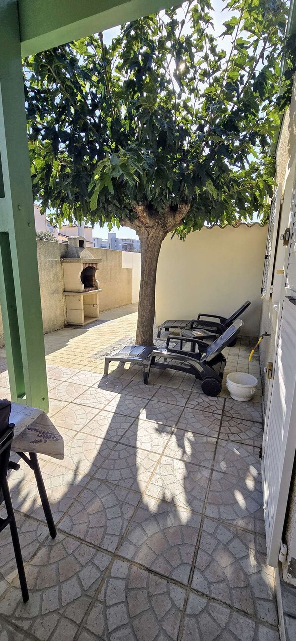 Joli T3 Villa Mitoyenne Piscine Proche Plage Rochelongue Cap D'agde - Vias