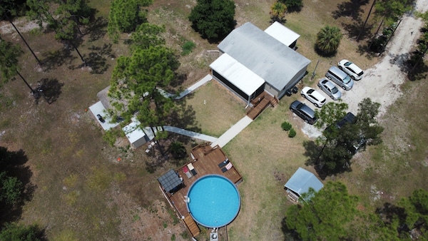 Ft.myers Okeechobee Clewiston Labelle Wifi Pool Vacation Farm Home 3.2 - Caribbean