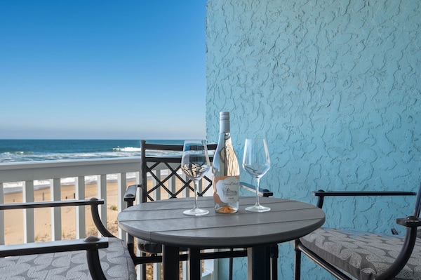 Oceanfront Oasis! Walk-in Shower, Private Patio, Pools, Avail: 8/9/25 - 8/16/25 - Nags Head, NC