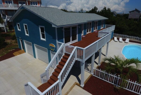 Amazing Second Row Home With Private Salt Water In Ground Pool - Emerald Isle, NC