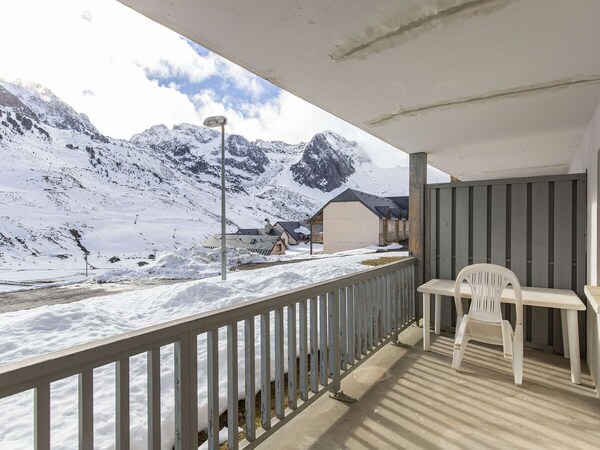 Charmant T2 Avec Terrasse, Parking, Piscine Couverte Et Salle De Fitness - Barèges