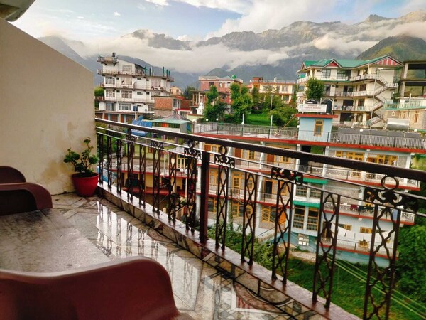 You Can See Hotel Snow Crest Inn Beautiful View From Hotel Mountain View - Dharamshala