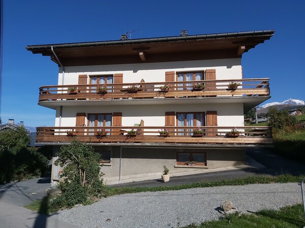 Gentianes For 4 People With Mountain View - Praz-sur-Arly