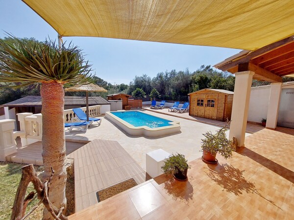 Beautiful House For 6 Pers. With Pool, W-lan, Air Conditioning, Close To The Beach, Sea View - Mallorca