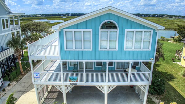 Tide Tonic - Six Bedroom, Six Bath Channel Front Beach House - Murrells Inlet, SC