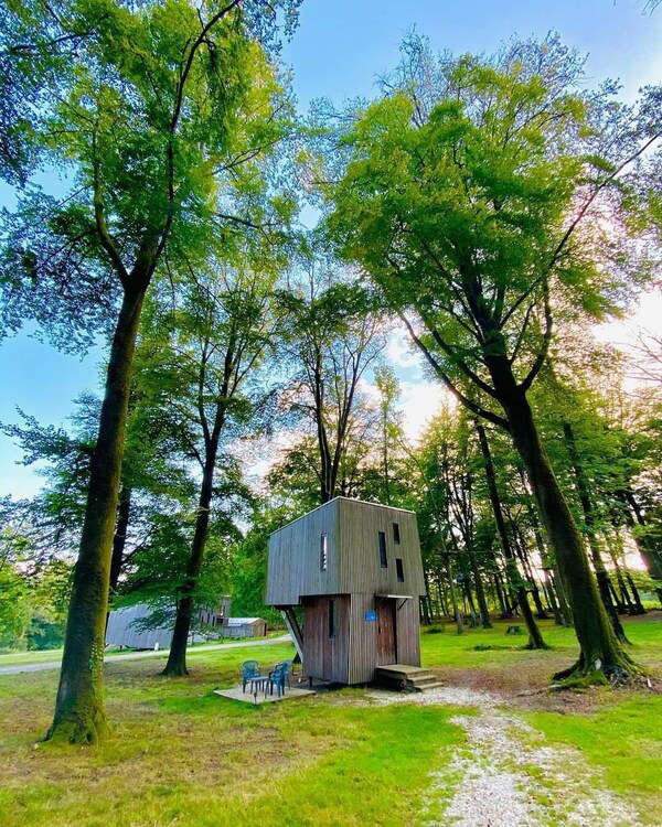 Lodge Pilotis & Spa Privatif (4/5 Pers) - Etape En Fôret - Cotentin
