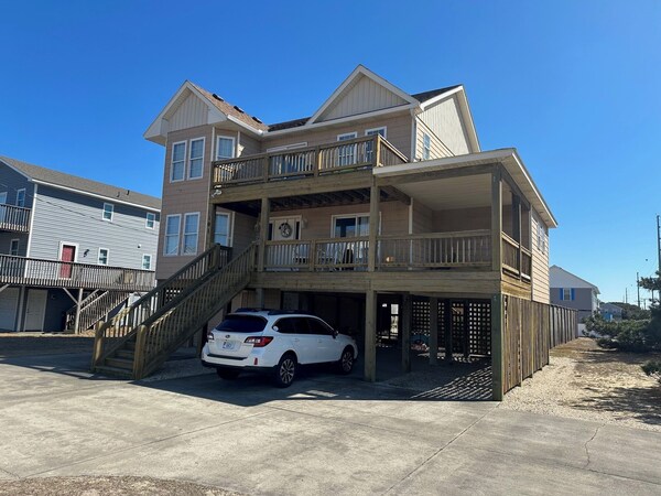 Mermaid Way - Beach 5 Min Walk, Pool W/heater, Hot Tub, Game Room, Pet Friendly - Kitty Hawk, NC