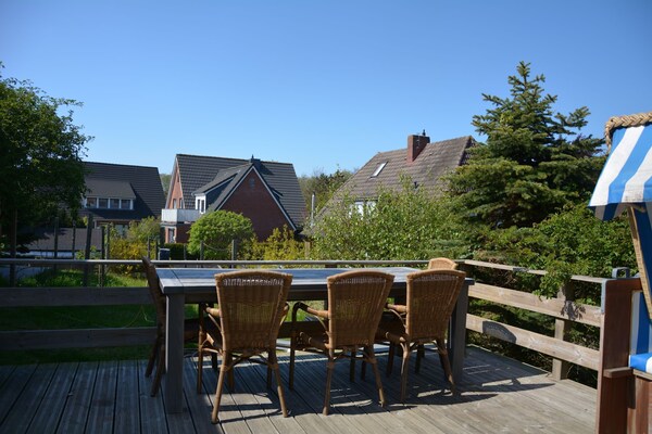Ferienwohnung Seeadler Mit Balkon Und Eigener Terrasse An Den Dünen - Amrum