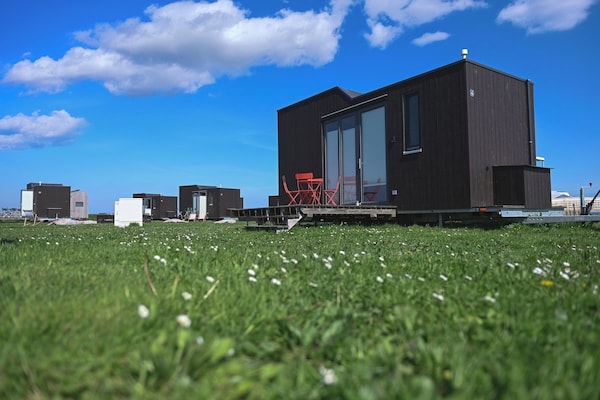 Sustainable Vacation With A Dog In The Green Tiny House Nature 4 On The North Sea - Carolinensiel