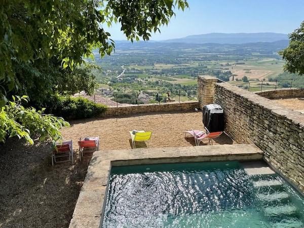 Super Two Bedroom Village House With Panoramic Views And Swimming Pool - Ménerbes