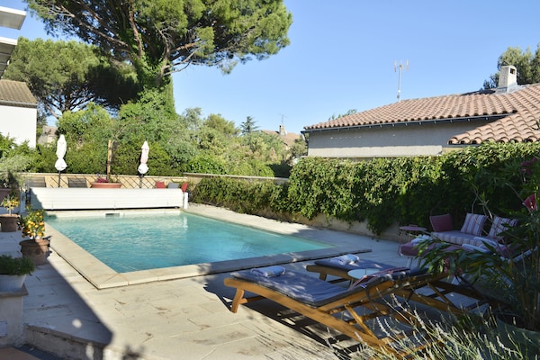 Air-conditioned House With Private Heated Pool - 6 Pers - 4 Km From Avignon - 아비뇽