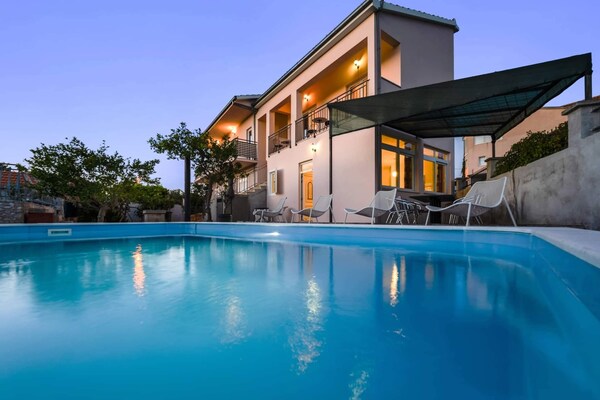 Haus Am Meer Mit Pool Für Familien Razanj, Rogoznica (K-19735) - Rogoznica