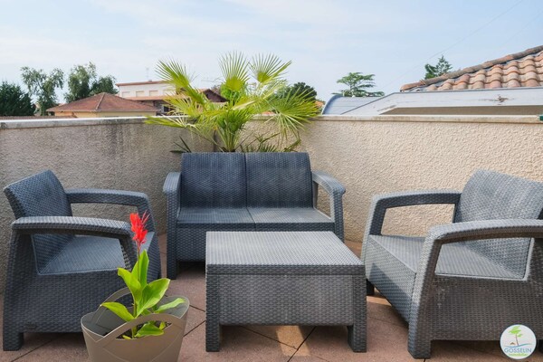 Biscarrosse Bourg - Superb 1 Stars Apartment With Large Terrace - Biscarrosse
