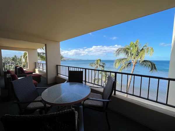 Sugar Beach Resort Ph 40 Penthouse, Oceanfront Ocean View, A/c, Great Rates! - 카훌루이