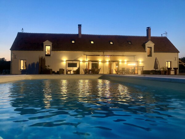 Maison De Campagne De Standing, Piscine, City-park - Selles-sur-Cher