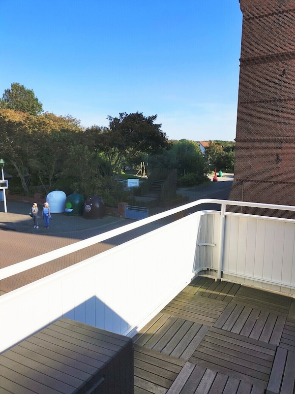 Zentral Gelegene 1-raum-ferienwohnung Mit Balkon - Norderney