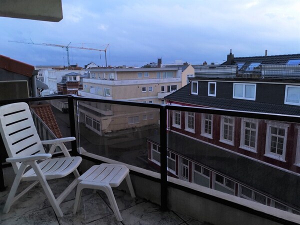 Das Meeresrauschen Vom Balkon Aus Genießen - Eurohof 22 - Norderney