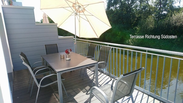 Gepflegtes Ferienhaus, Sauna, Süd-terrasse, Loggia Mit Meerblick, Wäschepakete - Wangerland