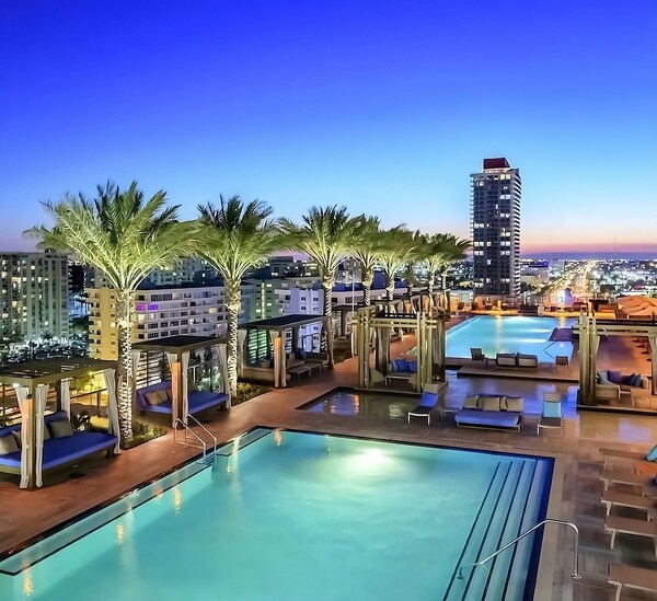 2 1br Oceanview King Suites, H Hollywood Resort & Residences, Pool, Kitchen! - Fort Lauderdale
