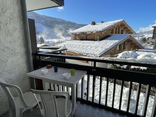 300m From Resort Center, 1st Floor, Balcony, Parking, Tv, Ski Locker, 28m², Praz Sur Arly - Praz-sur-Arly