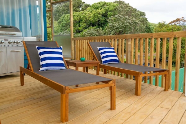 Upstairs Apartment At Onepu Moana Retreat With Spapool - Ōmāpere