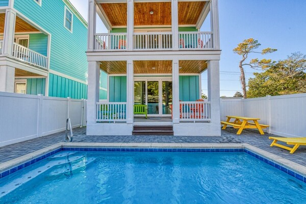Scott's Blessing - Five Bedroom, Six & 1/2 Bathroom W/ Private Heated Pool - Surfside Beach, SC
