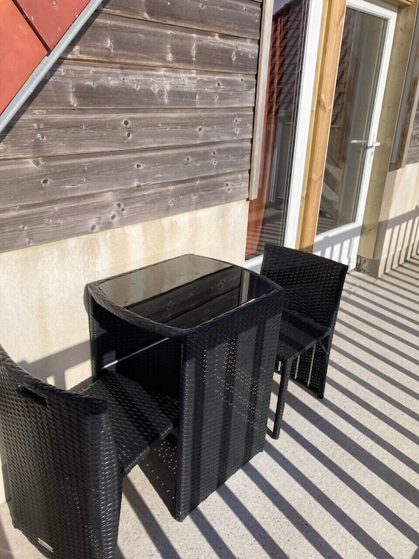 Studio-confort-douche-vue Mer-balcon - Plage d'Ambleteuse