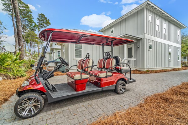 30a Beach House, Pet Friendly, 6 Seater Golf Cart Incl, Beach, Pool, Slps 10 - Seagrove, NC