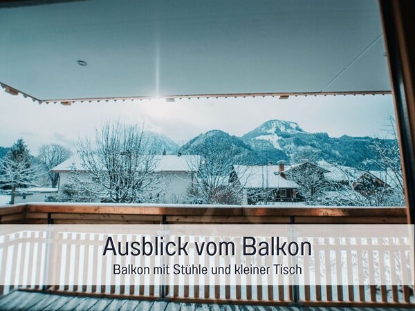Wohnung 1 - Himmelblau - 2 Schlafz. - 90 Qm- Sauna - Ferienwohnungen Scholl - Bad Hindelang