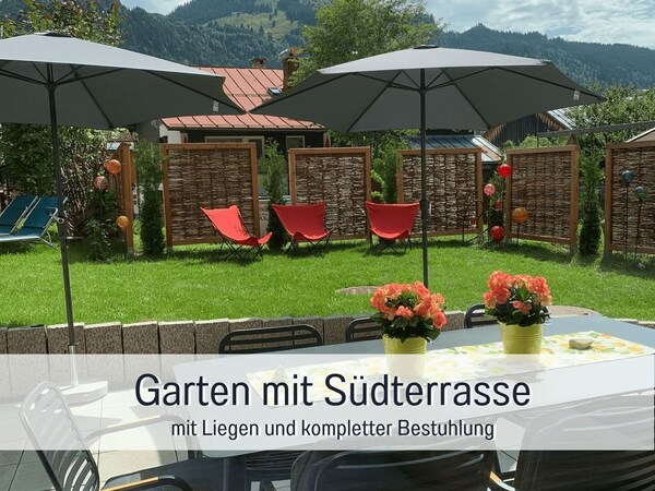 Wohnung 8 - Meerblau - 3 Schlafz. - 110 Qm- Sauna - Ferienwohnungen Scholl - Pfronten
