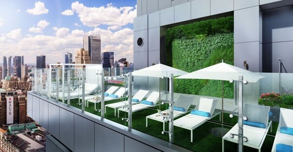 Spectacular Studio With Pool And Outdoor Fireplace At Solari - Manhattan, NY