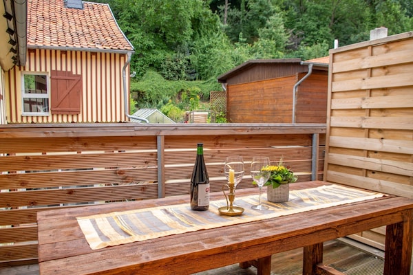 Ferienwohnung Am Fuße Des Schlosses - Fh/fewo Max 4 Erw.+1 Kind,balkon - Wernigerode