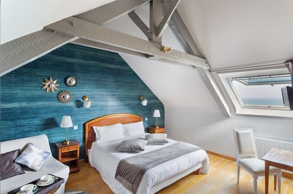 Chambre 3 Tn-familienzimmer-deluxe-barrierefreies Badezimmer-meerblick - Cancale