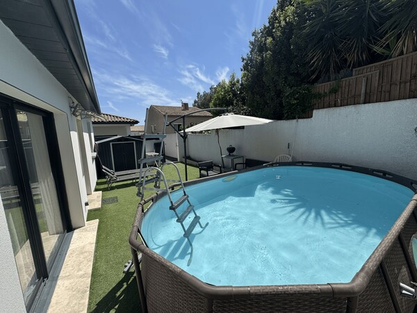 Charming House With Swimming Pool - Bessan