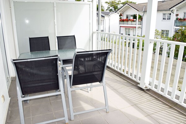 18 Schöne 2-raum-ferienwohnung Mit Balkon - Appartementhaus Mit Balkon Im - Baabe