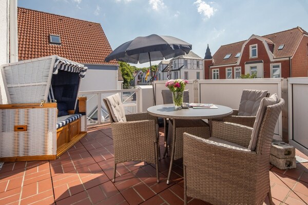 Eine Helle, Freundliche Und Kleine 3-raum-ferienwohnung - Norderney