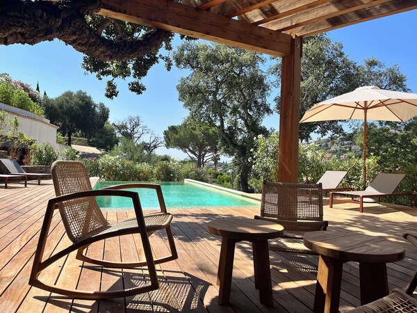 La Maison Des Chênes 5* - Villa Luxe - Piscine - 1,5km De La Mer - 10 Personnes - La Croix-Valmer