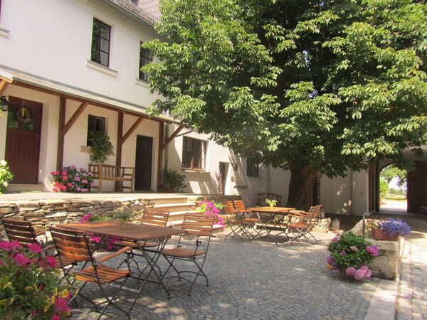 Ferienwohnung (60qm) Im 1. Stock Mit 2 Schlafzimmern (Eines Mit Doppel- Und Einzelbett, Eines Mit Etagenbett) - Hirschberg