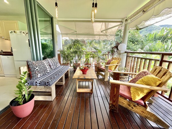 Vaiava Beach Carlton- Tahiti - Beachfront Luxury Residence &  Pool - 4 Pers - French Polynesia