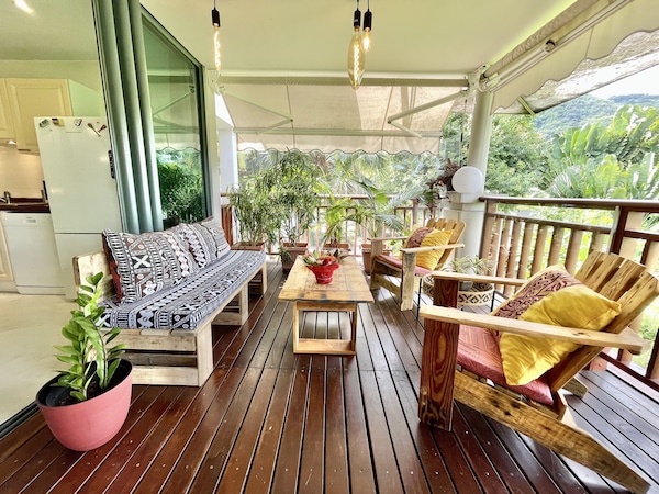 Vaiava Beach Carlton- Tahiti - Beachfront Luxury Residence & Pool - 4 Pers - French Polynesia