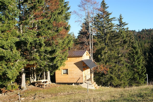 Self-contained Cabin Perched On Stilts In The Vegetation, Haut Jura, 1250m Alt. - Saint-Claude