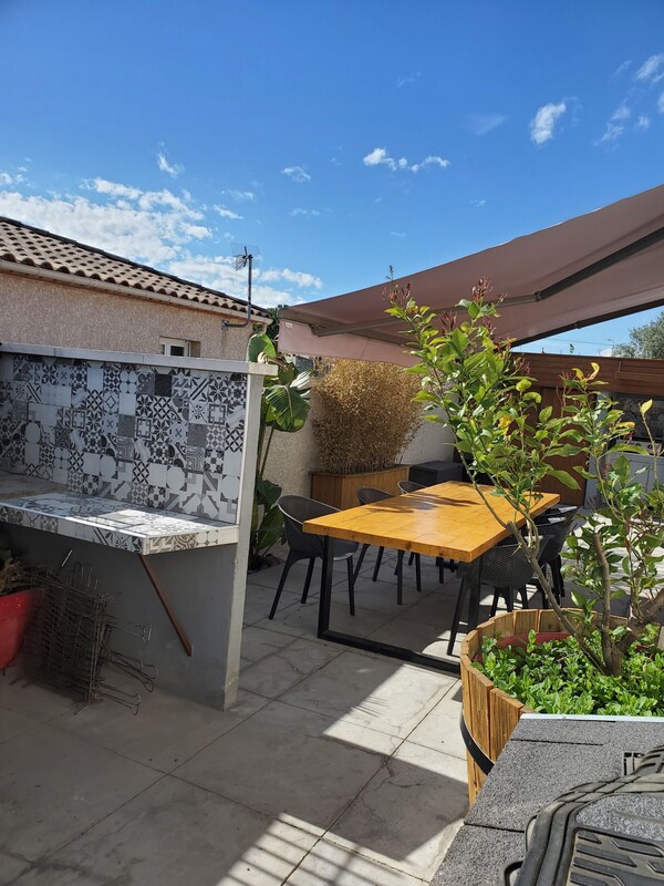 Villa Piscine Clim Mer Et Montagne - Perpignan